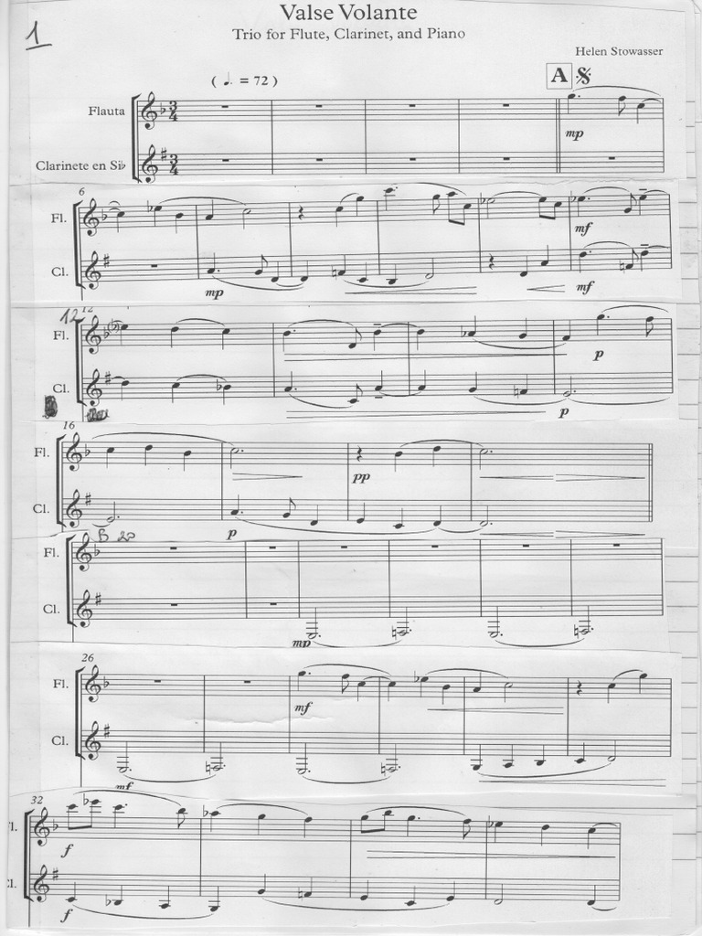 Valse Volante 1 | PDF