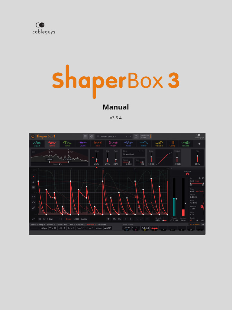 Cableguys ShaperBox 3 Manual | PDF | Distortion | Low Pass Filter