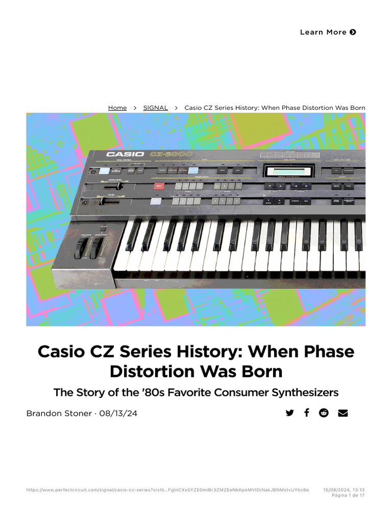 Casio CZ Series History - When Phase Distortion Was Born - Perfect Circuit | PDF | Synthesizer ...