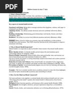 Research Paper On Mental Health | PDF | Mental Disorder | Recovery Approach