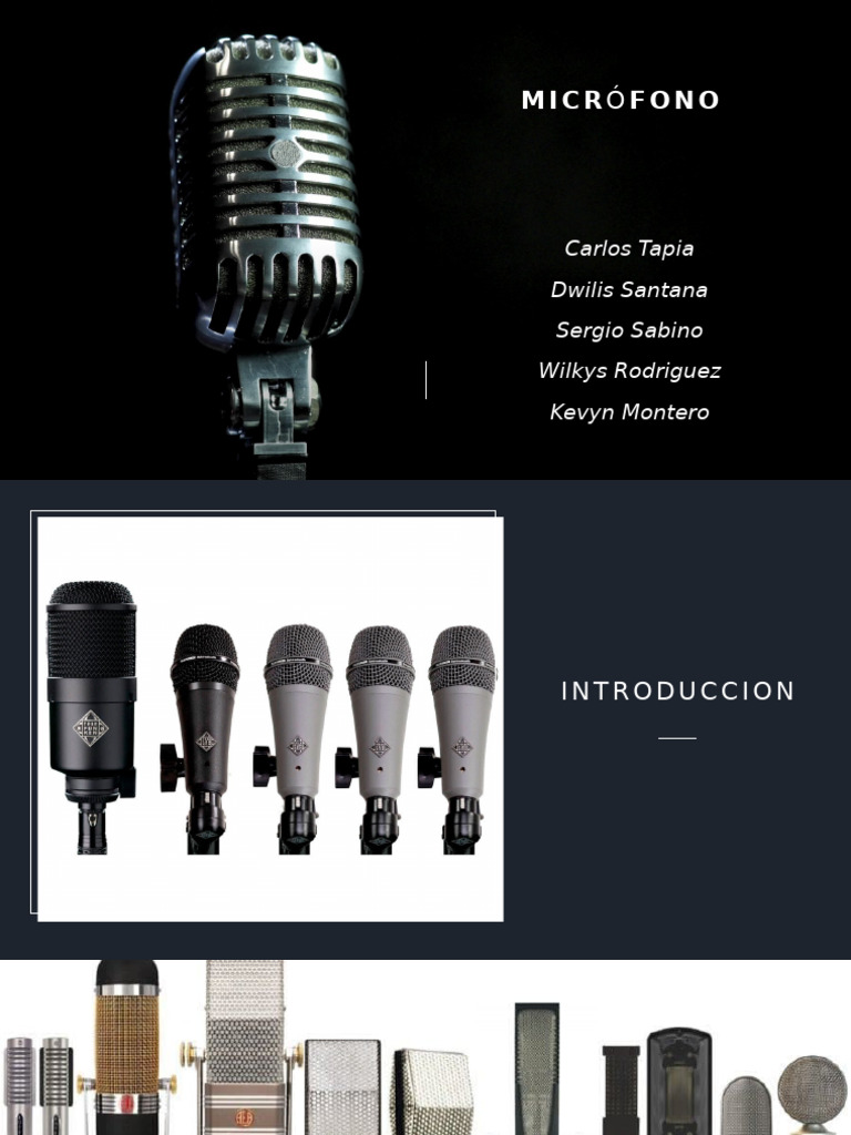 Tipos y Usos de Micrófonos | PDF