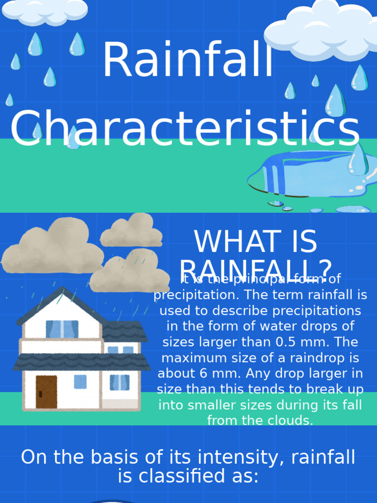 Understanding Rainfall Characteristics | PDF | Rain | Precipitation