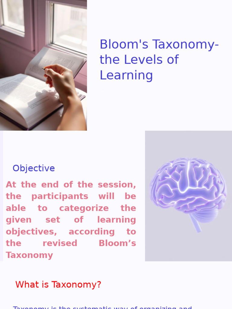 Bloom's Taxonomy An Analysis | PDF | Learning | Cognitive Psychology
