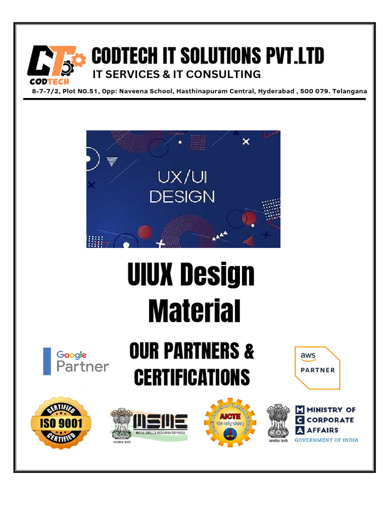 UIUX Design | PDF | Usability | User Interface Design