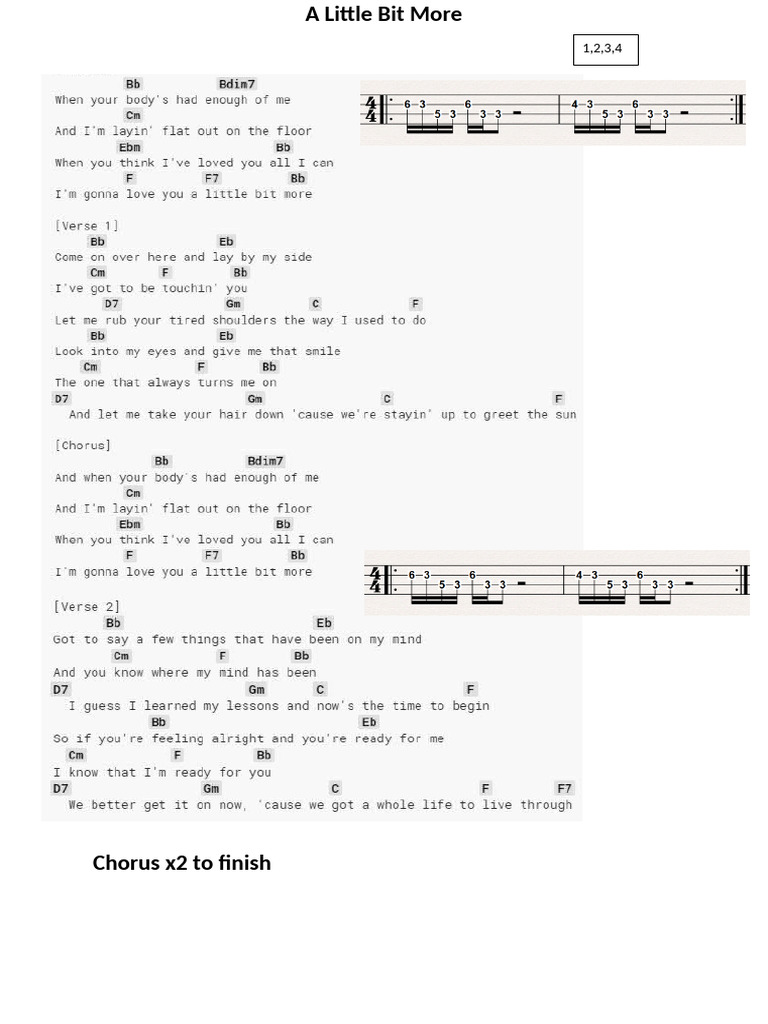 A Little Bit More | PDF