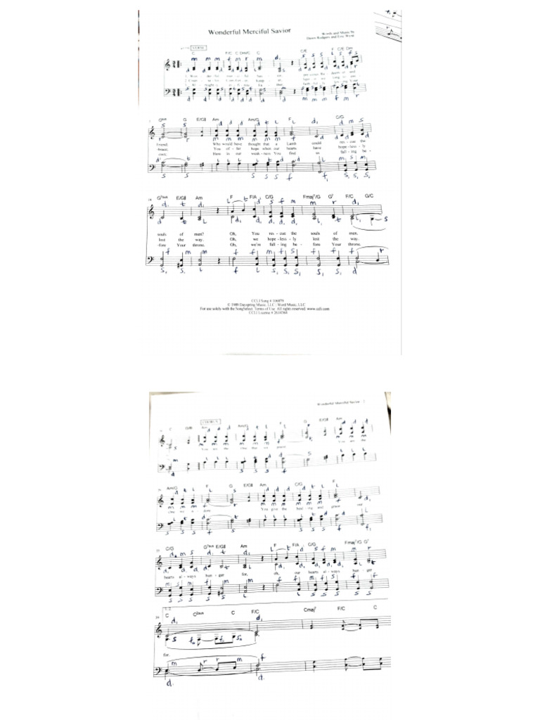 Wonderful, Merciful Saviour | PDF