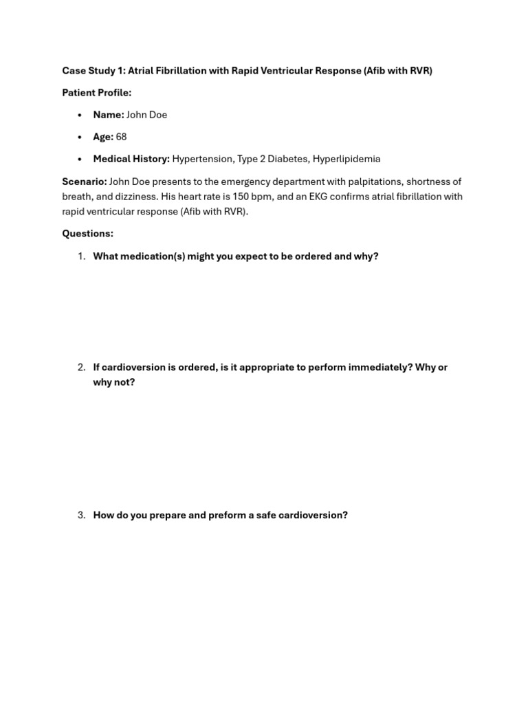 Case Study Skills Lab 03.18.25 | PDF | Artificial Cardiac Pacemaker | Clinical Medicine
