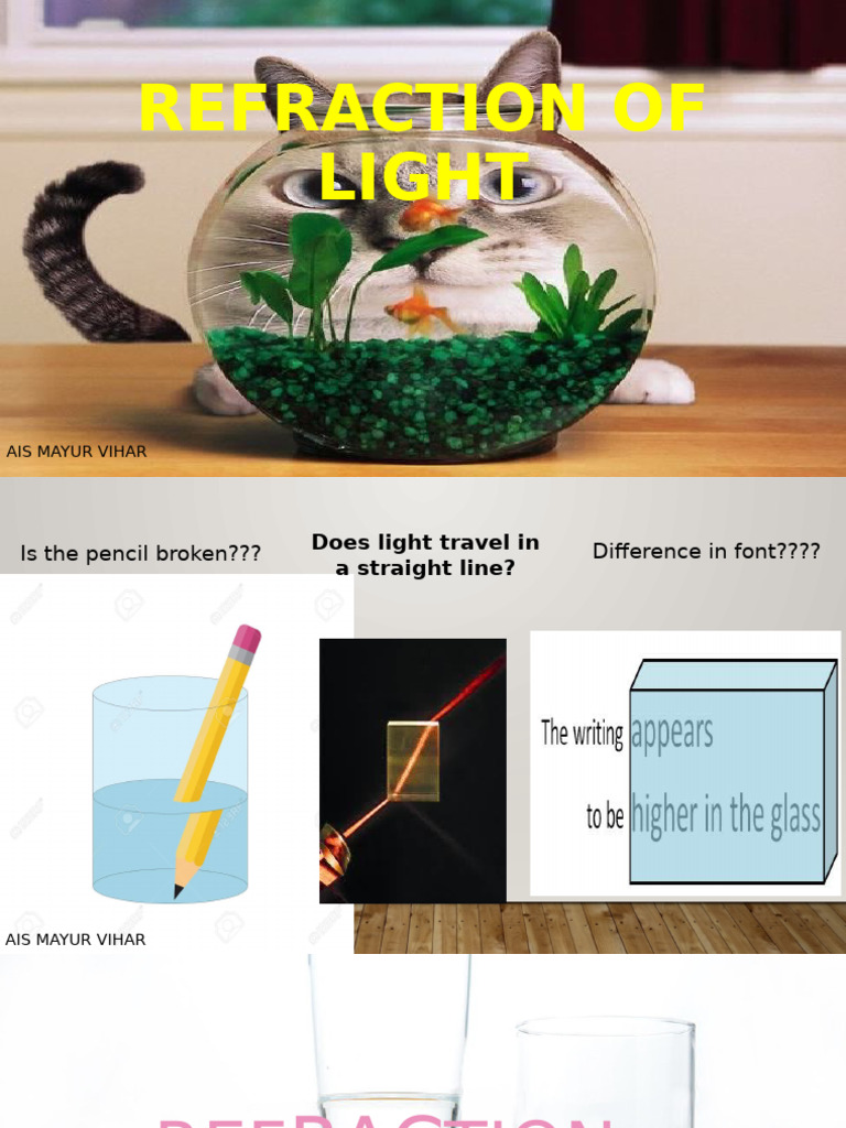 Refraction of Light | PDF | Refraction | Waves