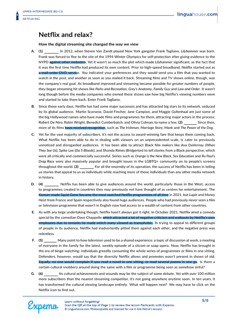 Netflix Ing British English Student (2) Removed | PDF | Netflix