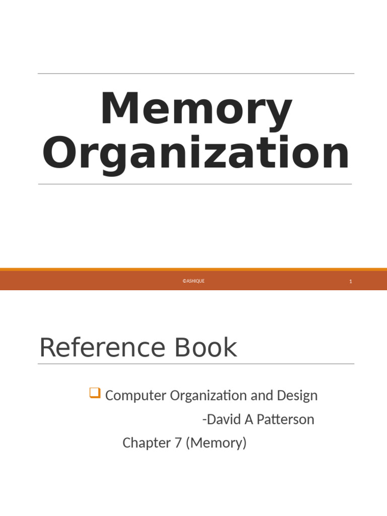CA 4 Memory Organization | PDF | Computer Data Storage | Random Access Memory