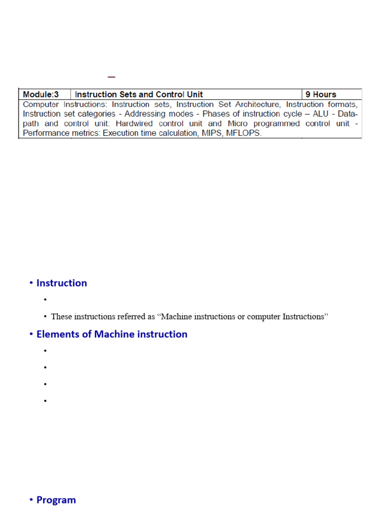Four Address Instruction Overview | PDF | Central Processing Unit ...