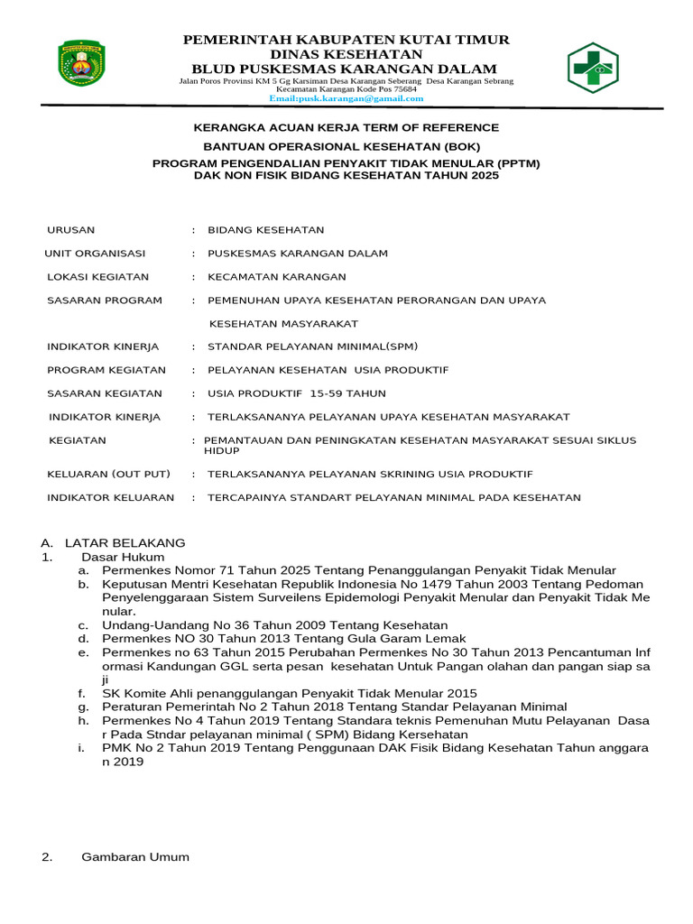 Tor PPTM KRG 2026 | PDF