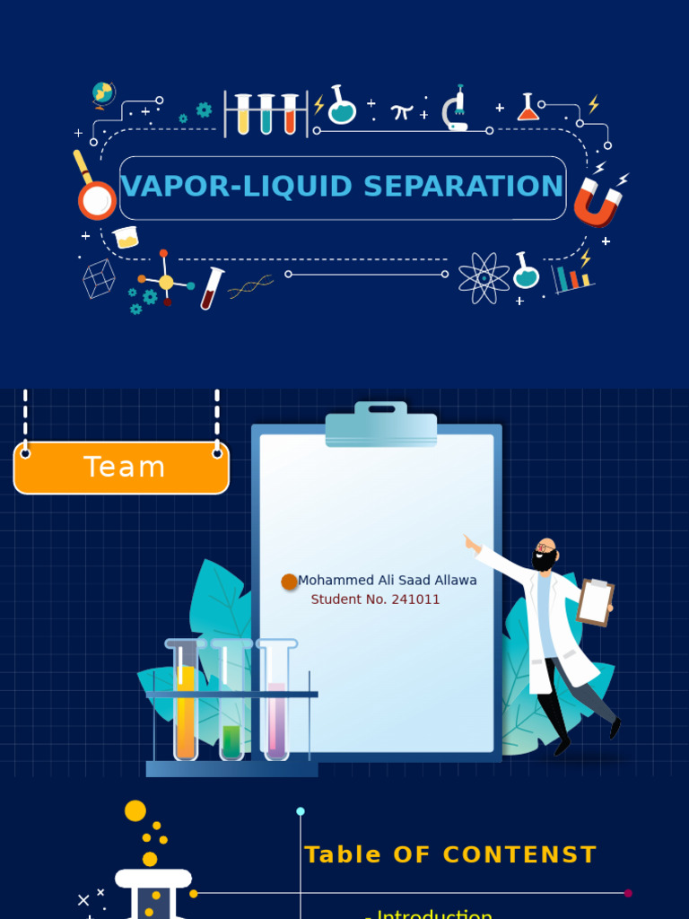 Vapor-Liquid Separation by Allawa | PDF | Physical Chemistry | Continuum Mechanics