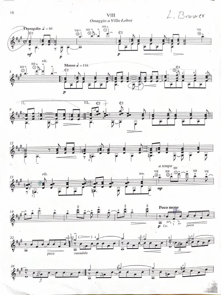 Omaggio A Villa-Lobos | PDF