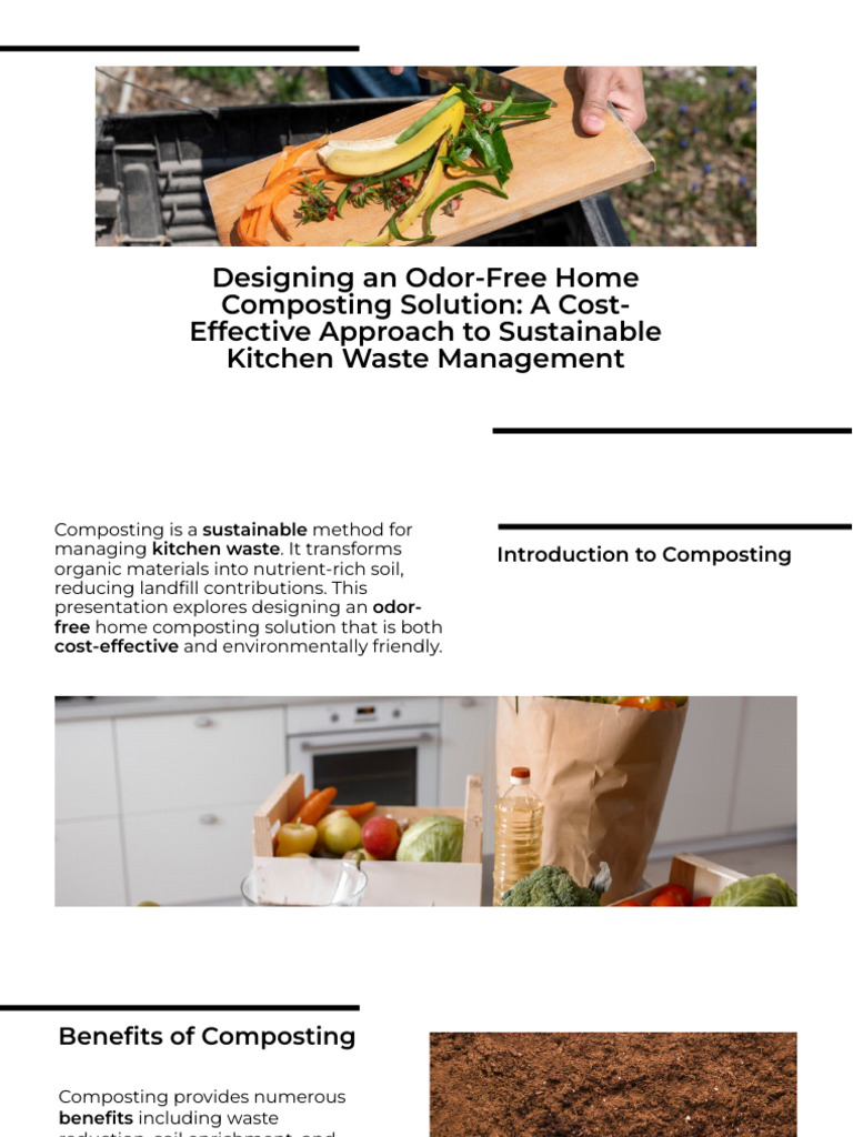 Slidesgo Designing An Odor Free Home Composting Solution A Cost ...