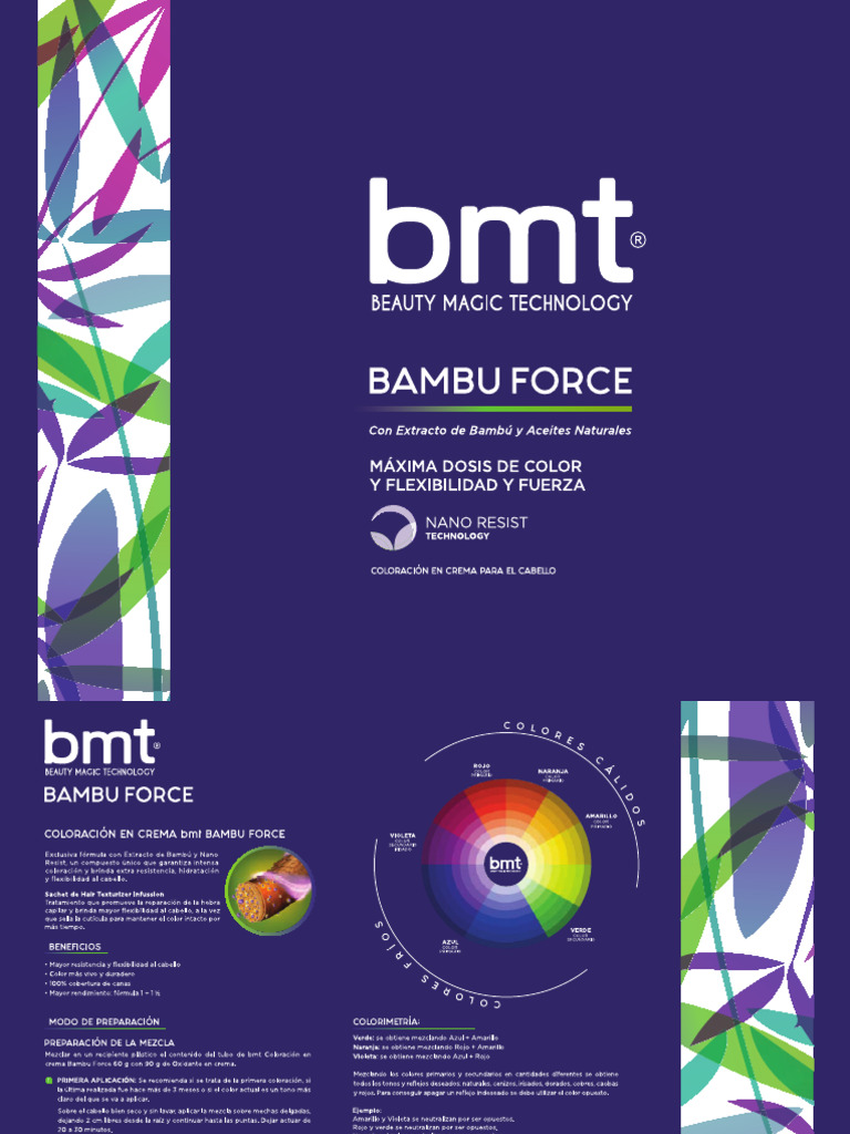 Carta de Color Digital BMT Bambu Force | PDF