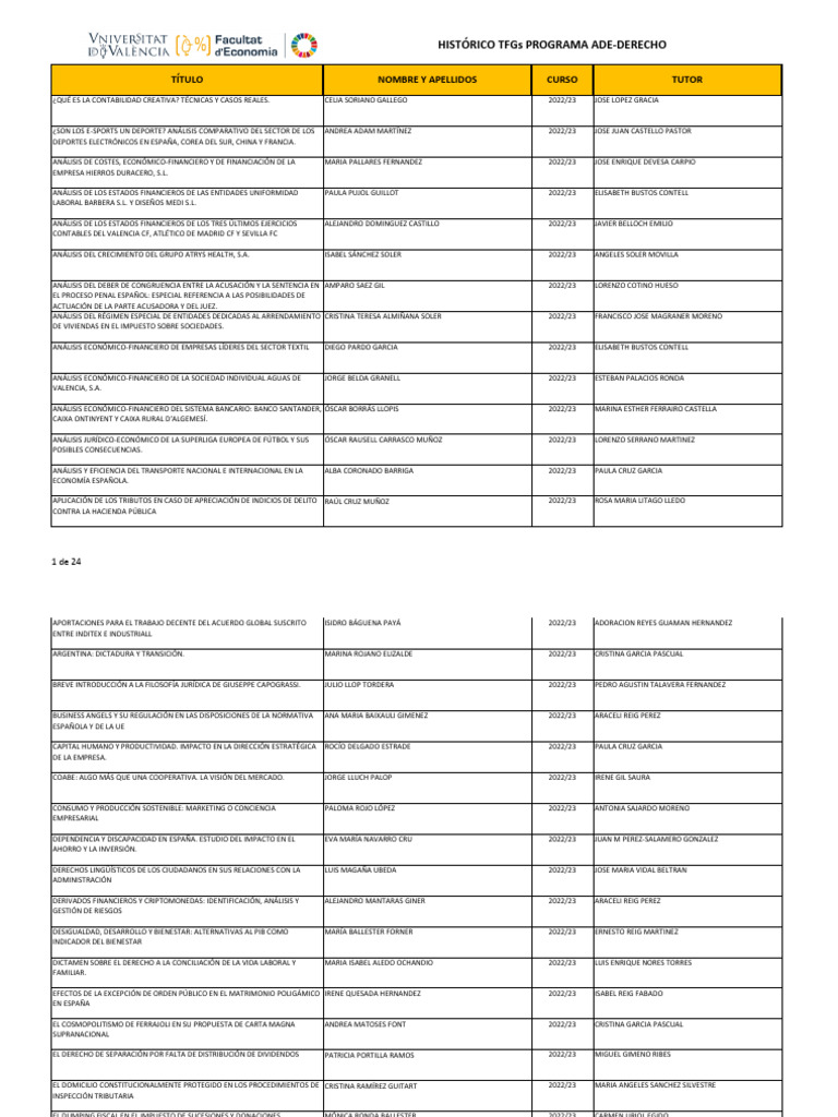 TFG 5 | PDF | España | Economias