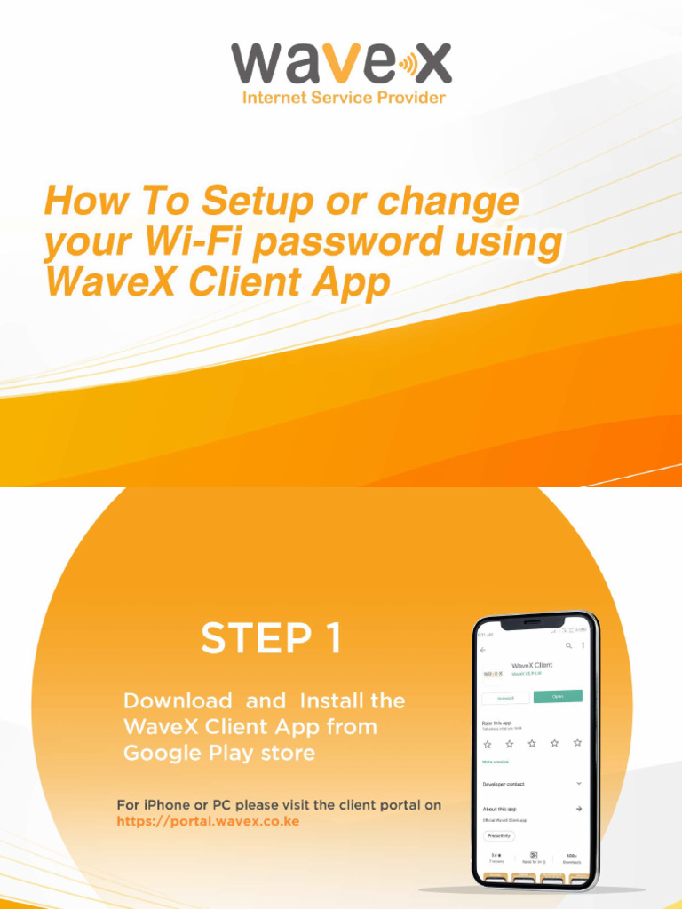 Step by Step Changing Wifi Password | PDF