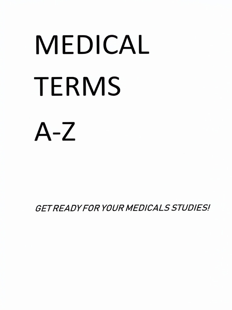 Medical Terms | PDF