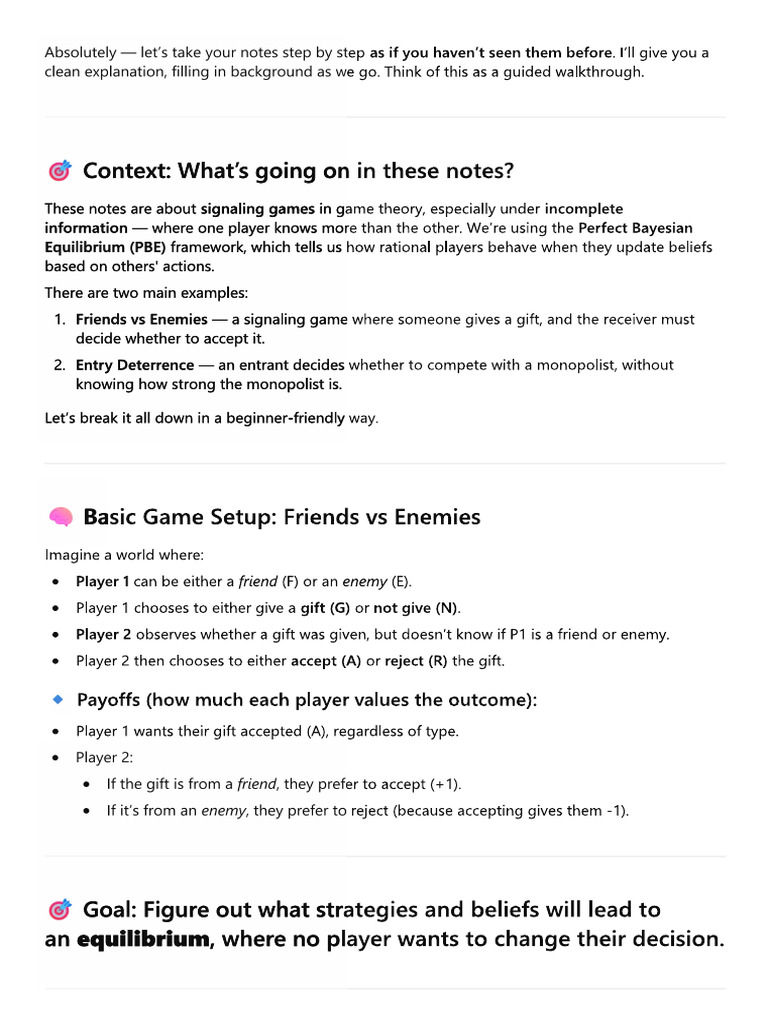 Game Theory Basic Via AI Notes 9 | PDF