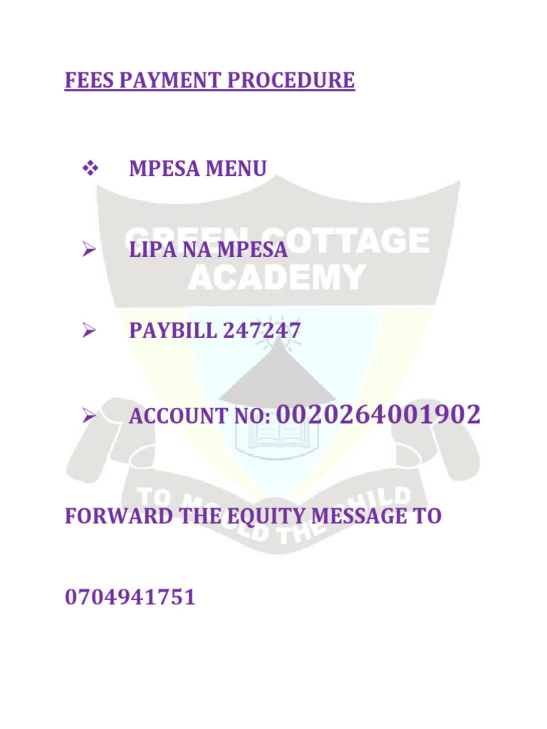Fees Payment Procedure - 1 | PDF