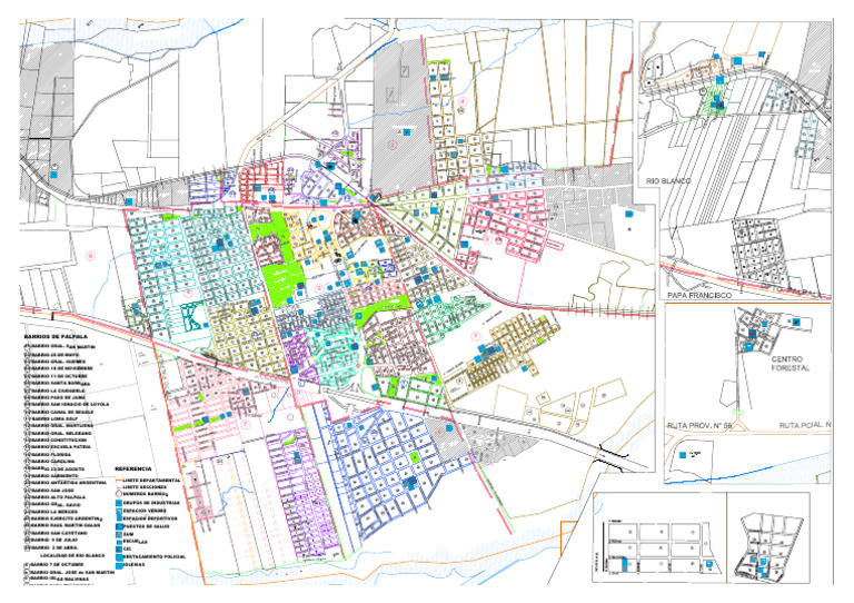 Mapa de Barrios de Palpala, Jujuy | PDF