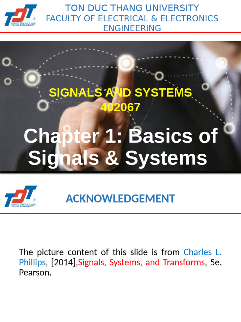 Chap1 basicsOfsignalSystem | PDF | Information | Signal Processing