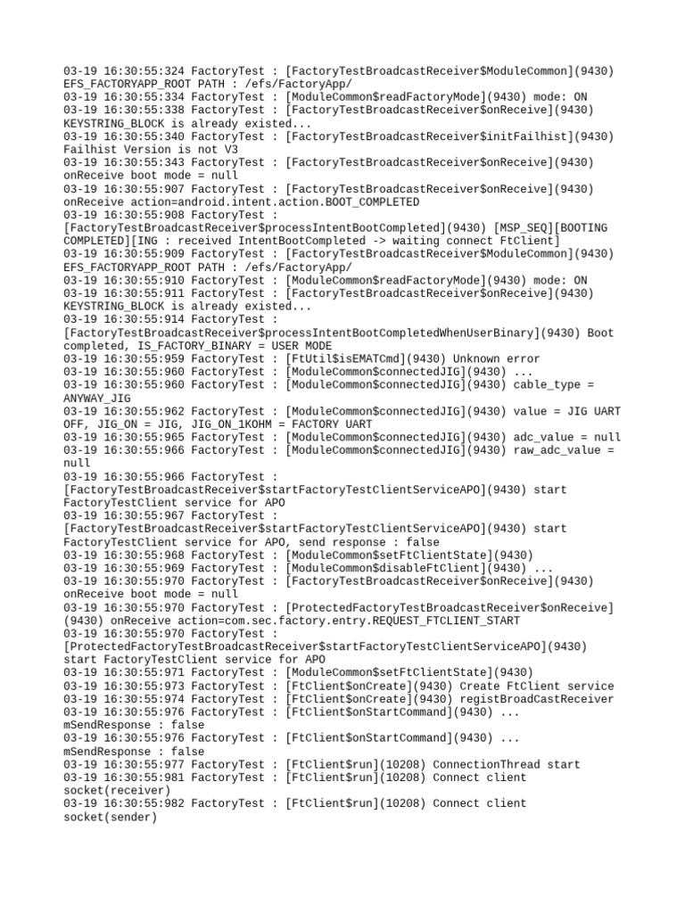 First Boot Log | PDF | Computing | Software