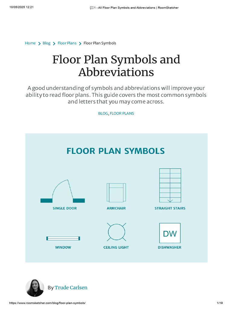 Understanding Floor Plan Symbols | PDF | Kitchen | Home