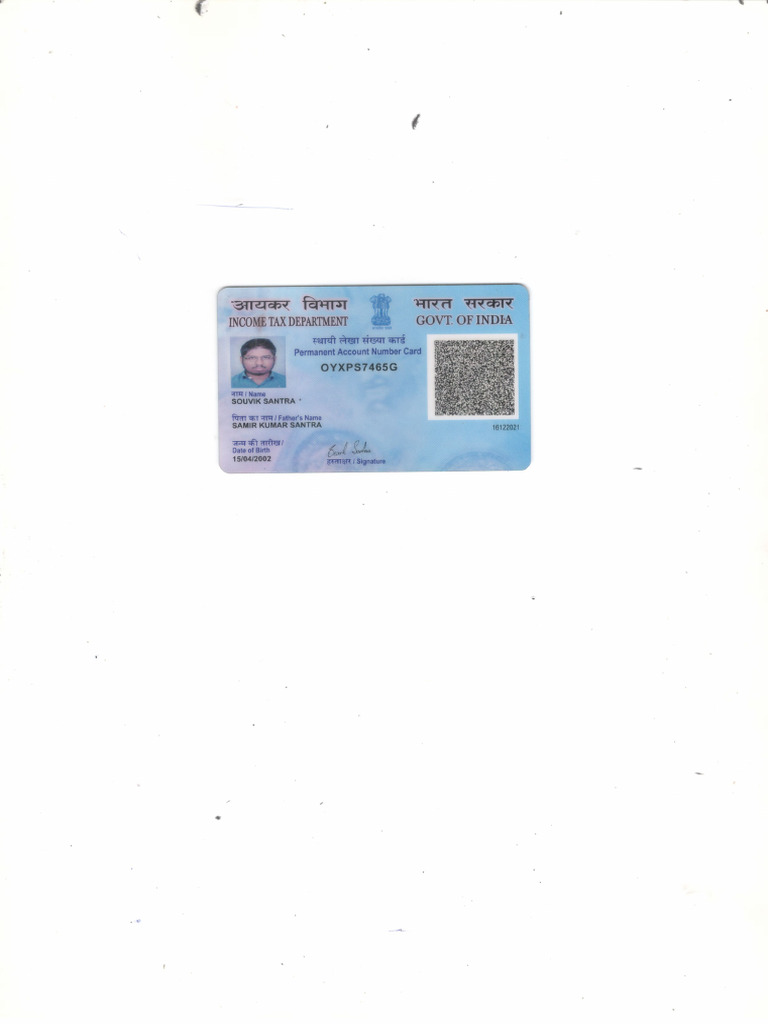 Pan Card | PDF
