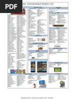 2025 Pepsi Product List | PDF | Berry | Pepsi Co
