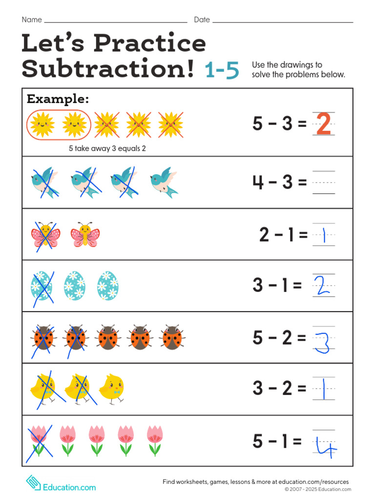 Subtract 1 5 | PDF