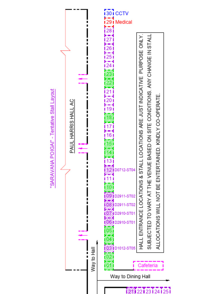 Tentative Stall Layout | PDF | Cafeteria | Food Industry
