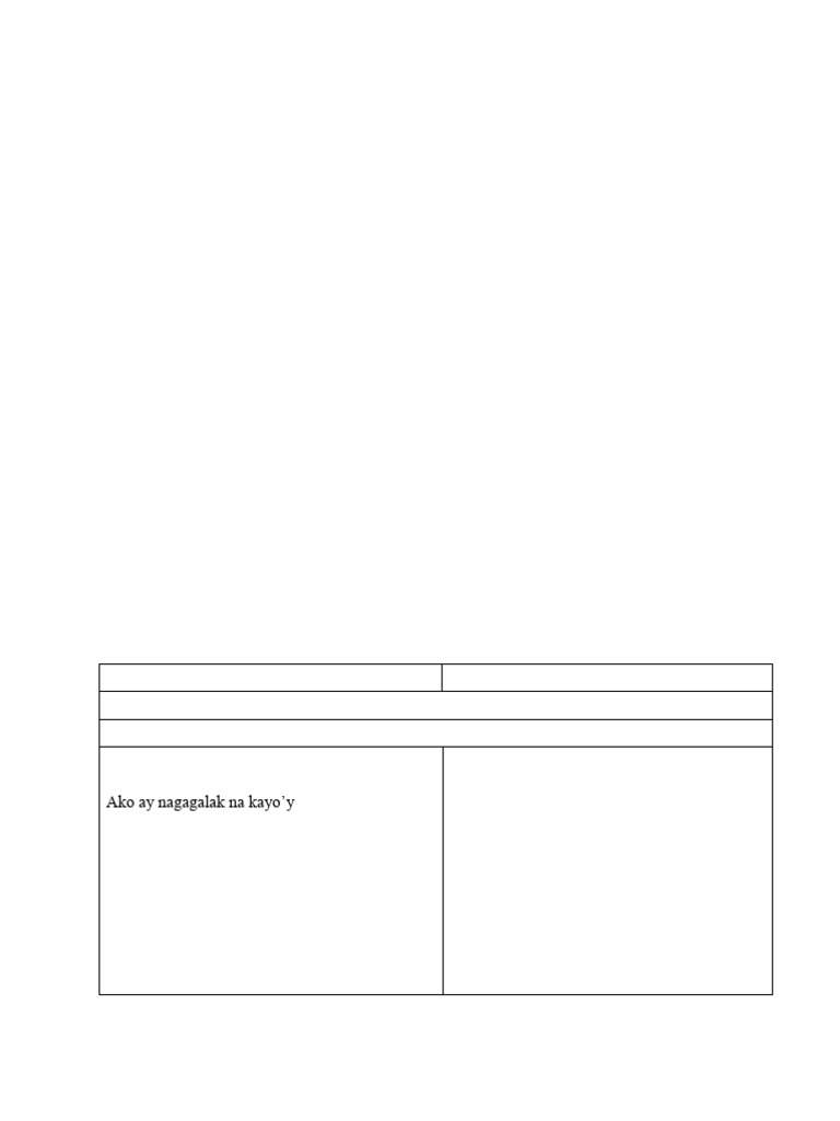 MASUSING BANGHAY SA FILIPINO 6 | PDF