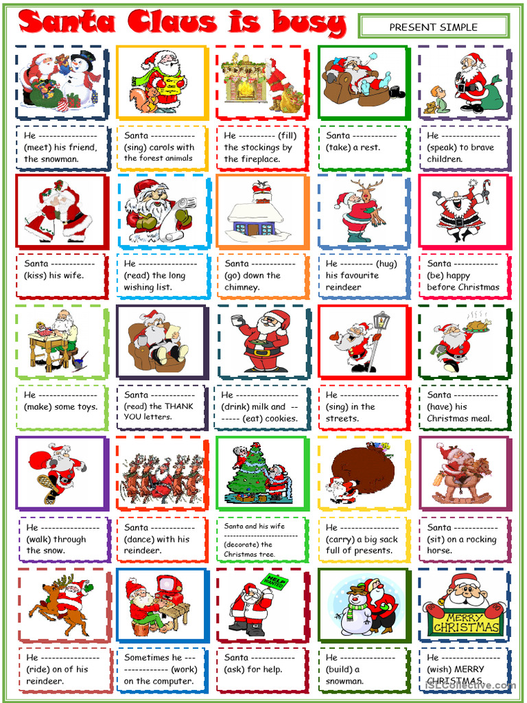 Santa Is Busy | PDF