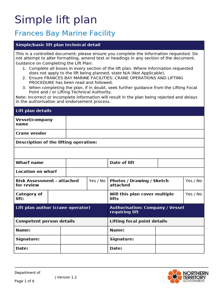 FBMF Simple Lift Plan | PDF | Crane (Machine)