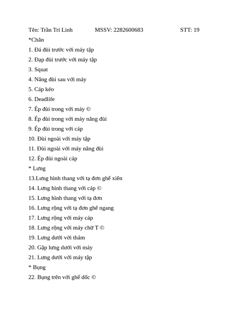 GYM3 | PDF