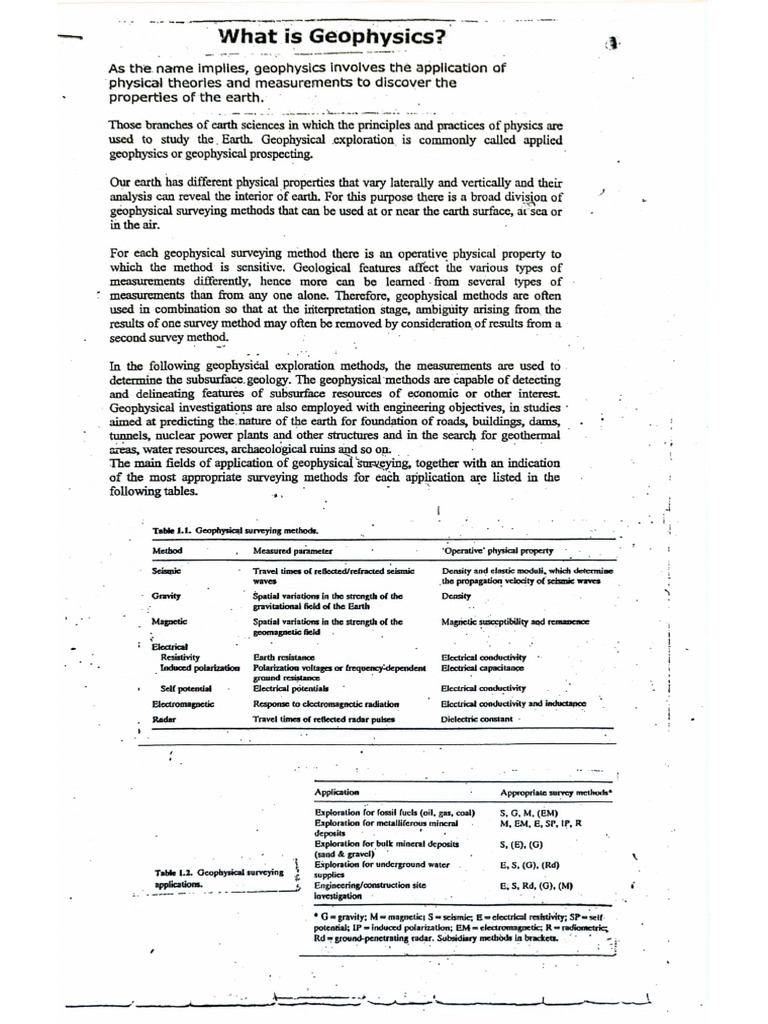 Geo Physics | PDF