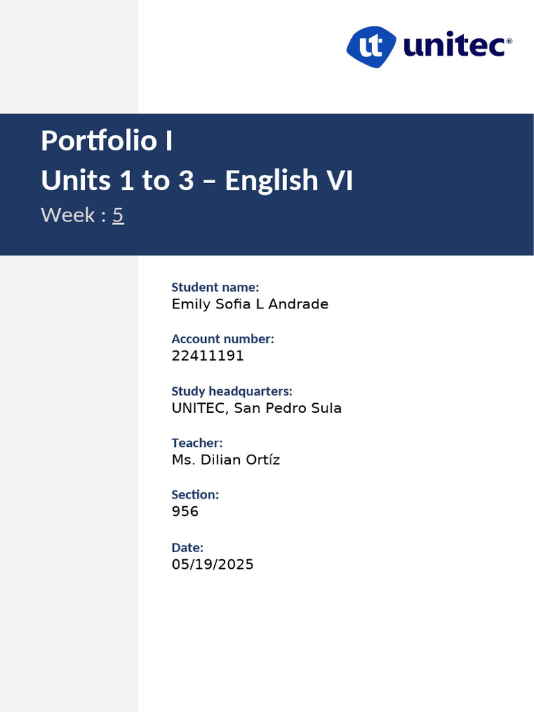 Portfolio 1 - Emily Sofia L Andrade | PDF | Multilingualism | Linguistics