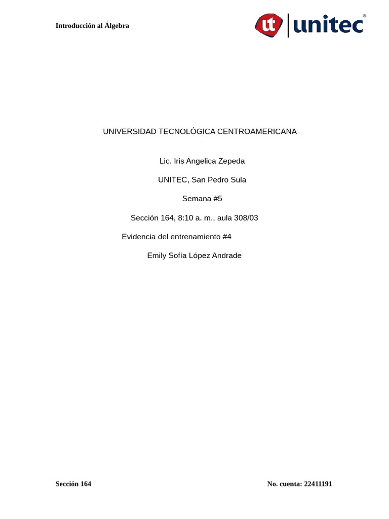 EVIDENCIA ALEKS ENTRENAMIENTO 4 Y TAREA 4 DE EMILY SOFIA LOPEZ ANDRADE | PDF