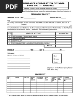 Gratuity Claim Form | PDF | Life Insurance | Personal Finance