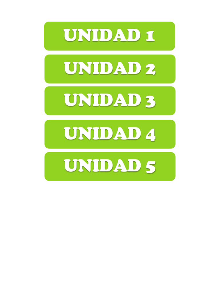 Unidad 1 Unidad 2 Unidad 3 | PDF