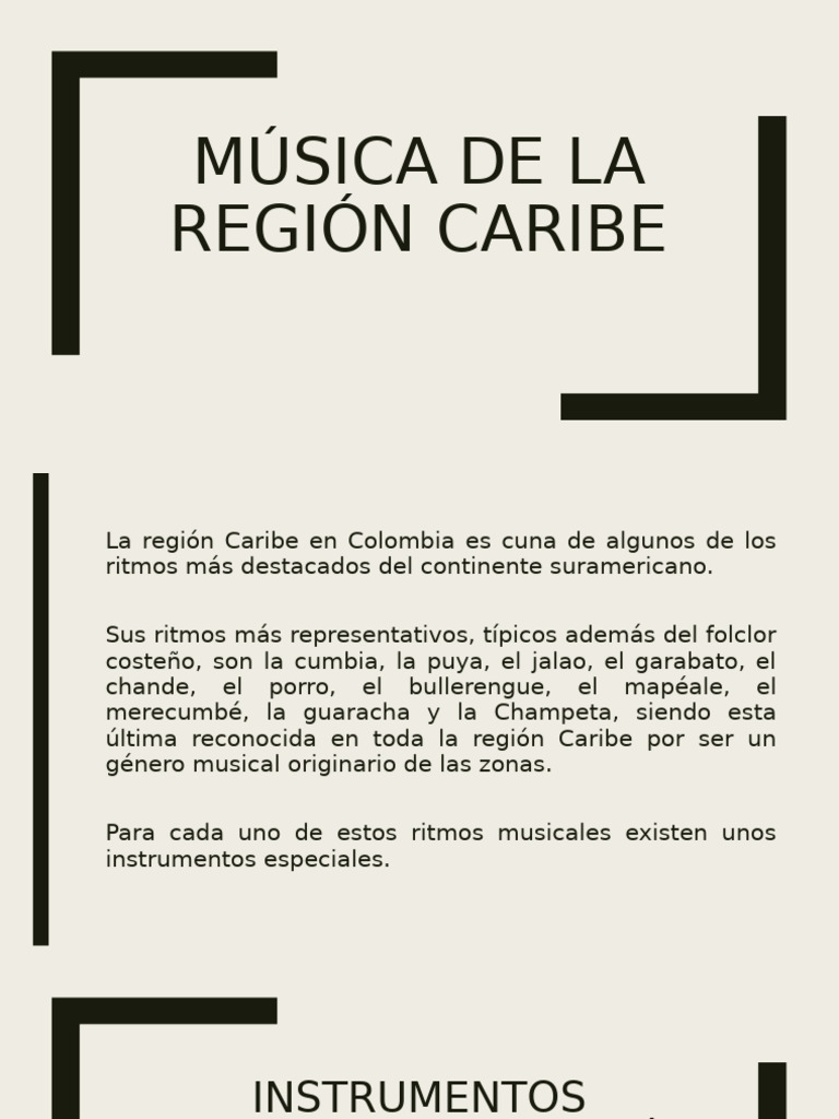 Música de La Región Caribe (Autoguardado) | PDF | Musicología