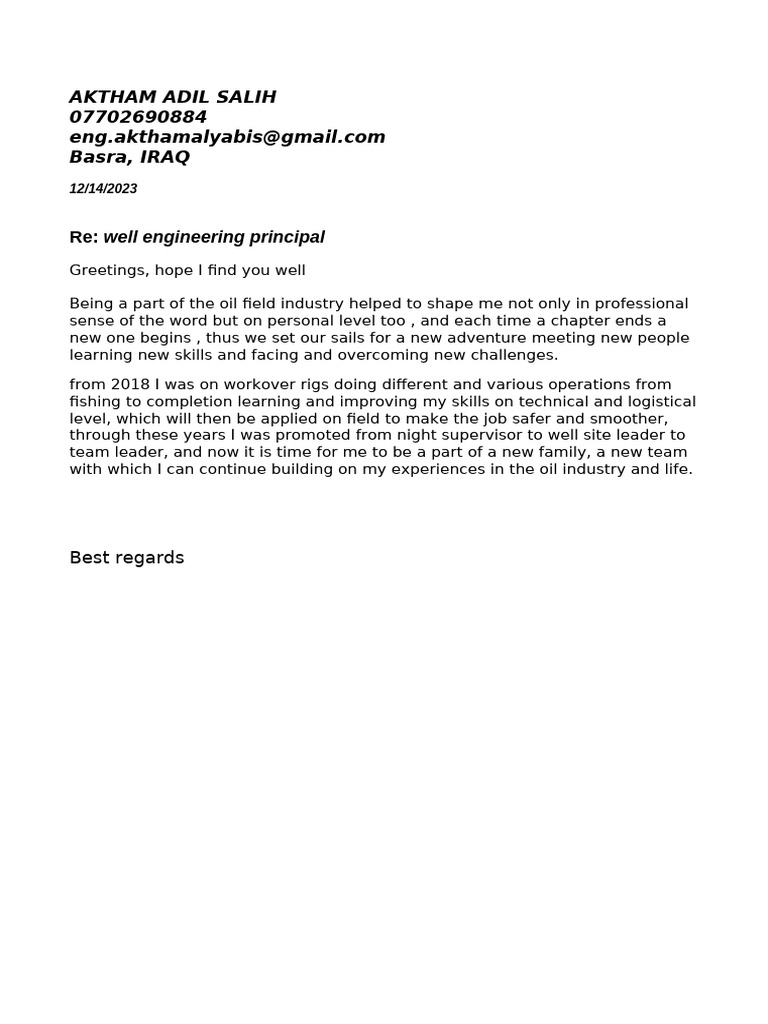 Well Intervention Supervisor | PDF