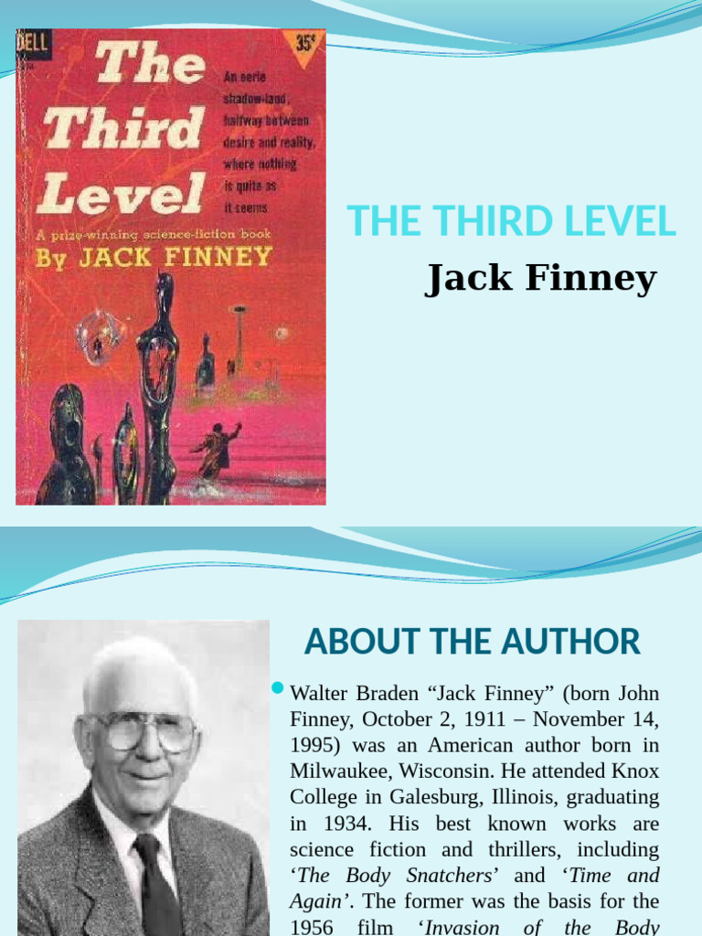 Jack Finney's "The Third Level" Overview | PDF | Mind | Psychology