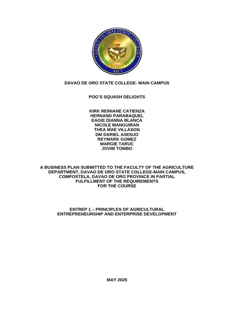 Pogs Business Plan Final | PDF | Baking | Cupcake