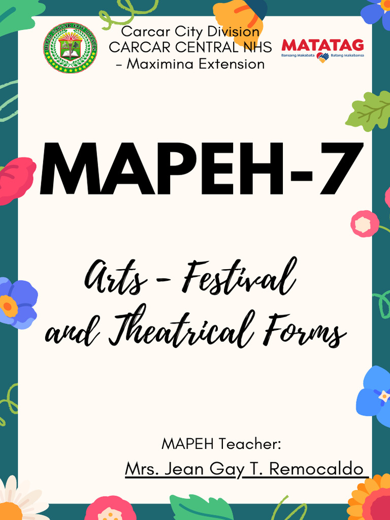 Grade 7 MAPEH Module Arts | PDF