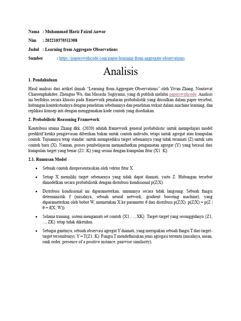 Analisis Probabilistic Reasoning | PDF