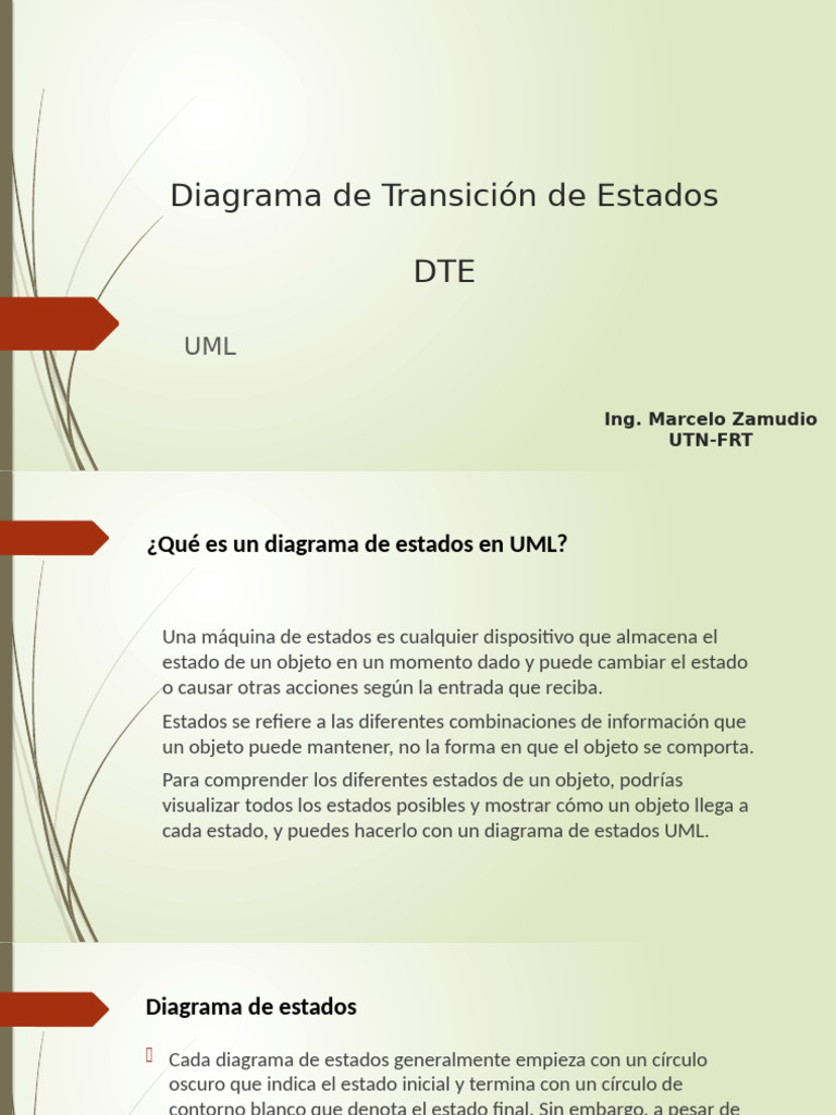 Diagrama de Transición de Estados UML | PDF
