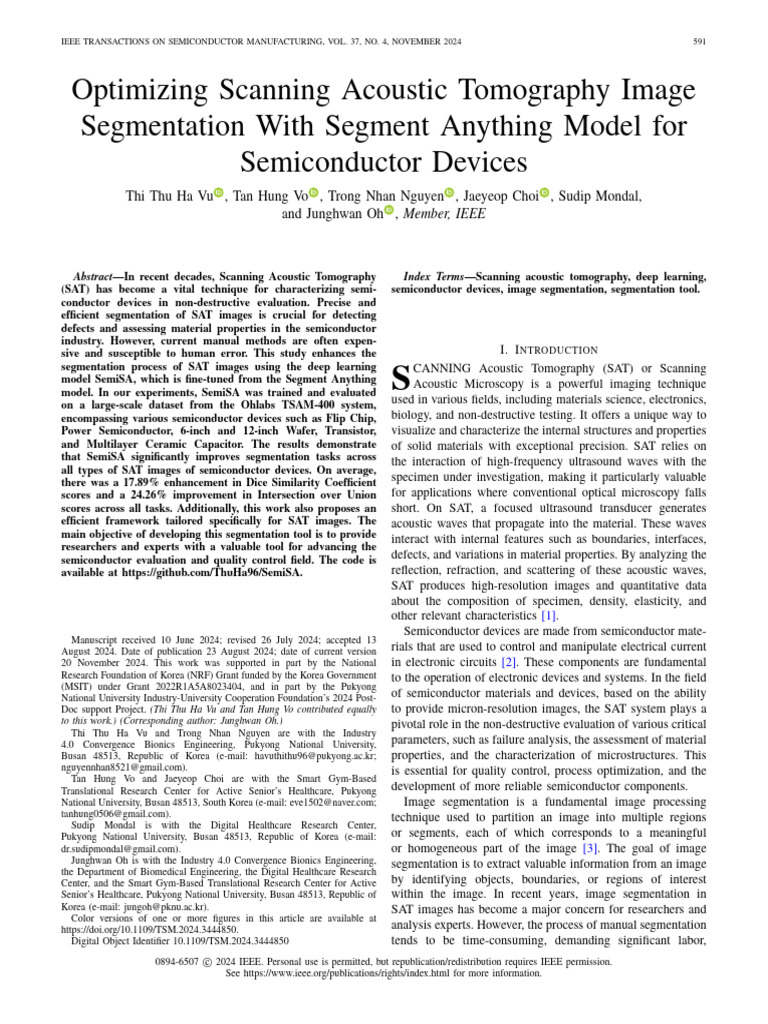 Optimizing Scanning Acoustic Tomography Image Segmentation With Segment ...